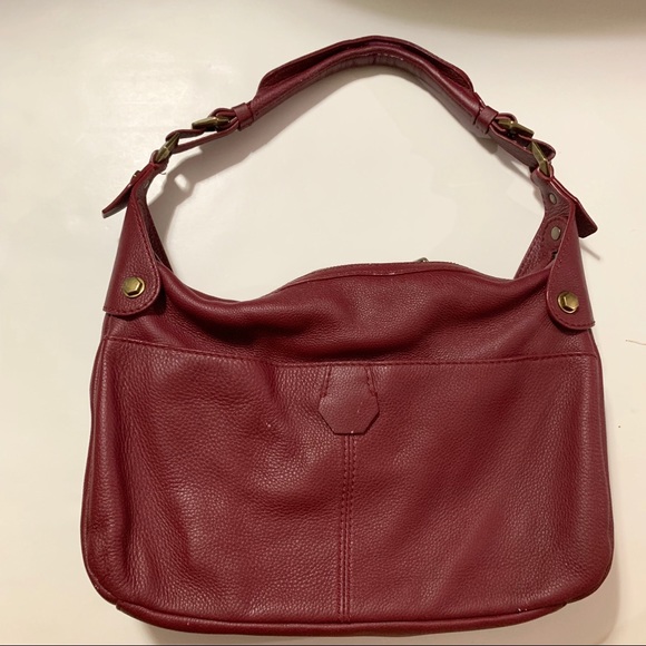 Bags | Dr Yany Red Leather Shoulder Bag | Poshmark